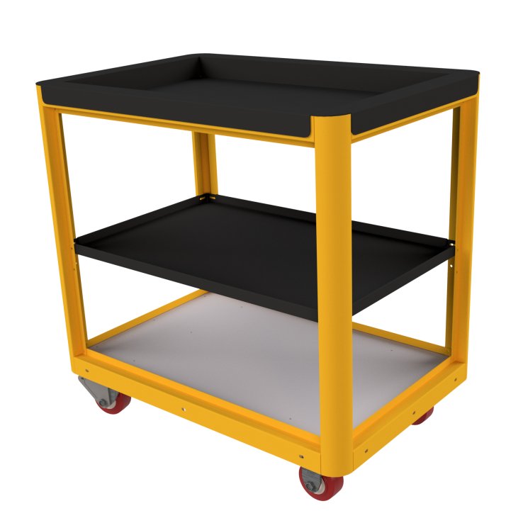 Service Cart - Cat Yellow