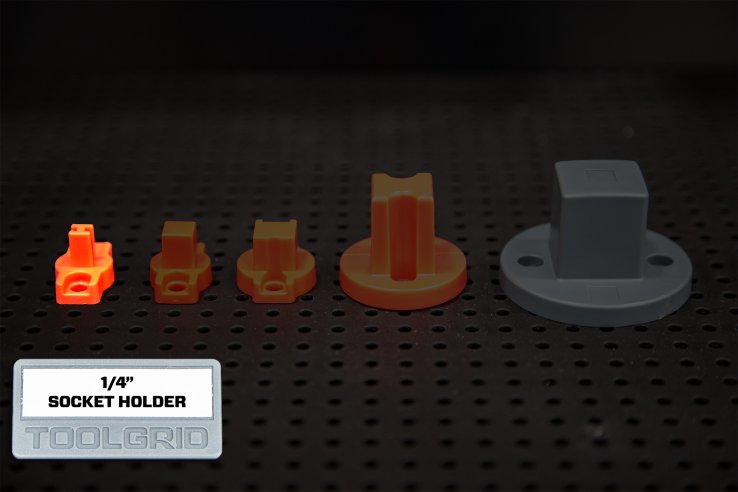 Toolgrid 1/4″ SAE Socket Holder Kit (TGH-04PS)