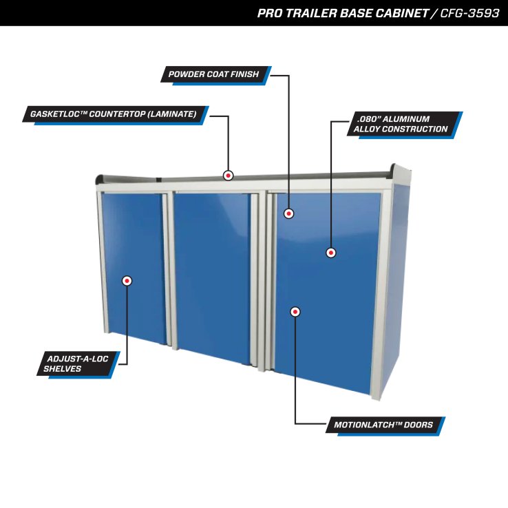 Pro Trailer Base Cabinet