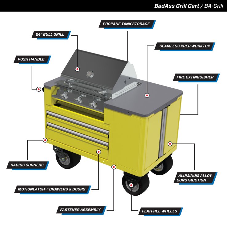 BadAss Grill Cart