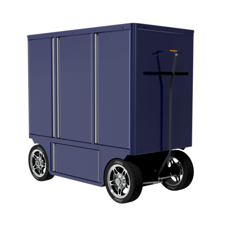 72" Sportsman Cart - Midnight Blue
