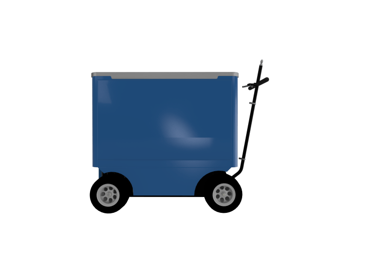 Mini Cart w/ Top MotionLatch® Drawer - Blue Streak