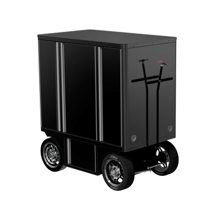 60" Crew Chief Cart - Gloss Black