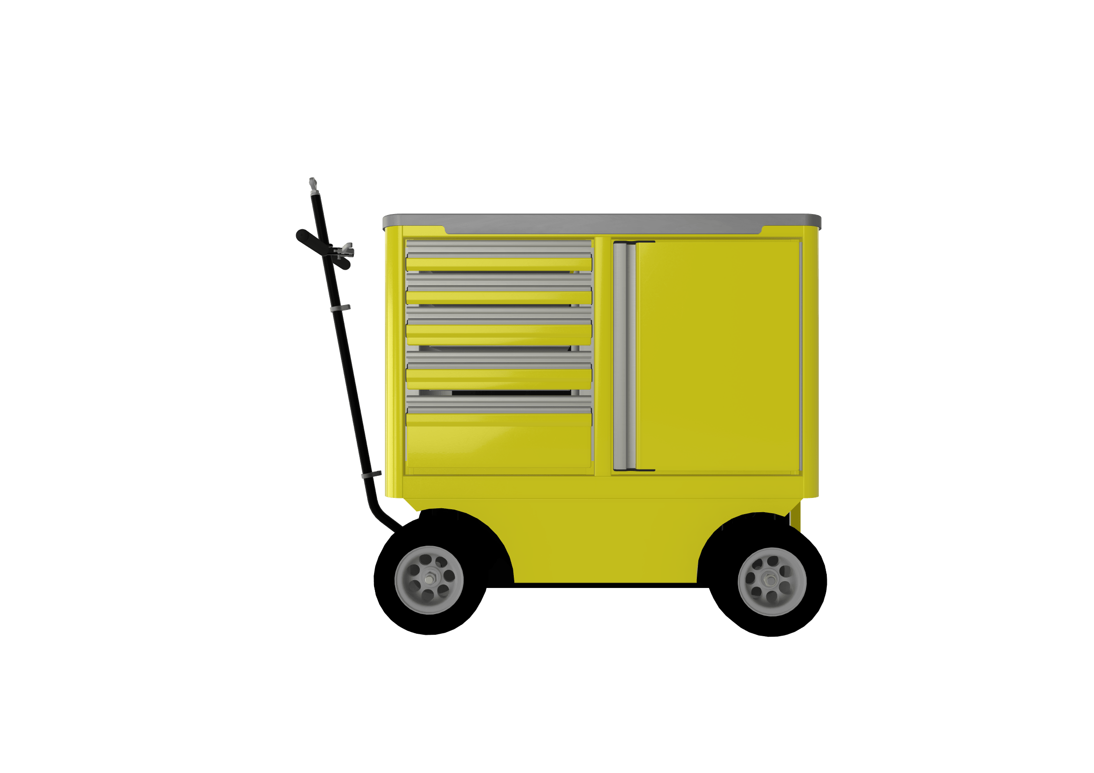 Mini Cart w/ Split MotionLatch® Storage